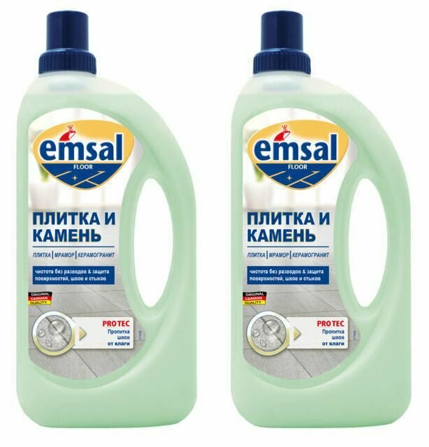 Emsal Средство чистящее для пола Плитка и Камень, 1 л, 2 шт