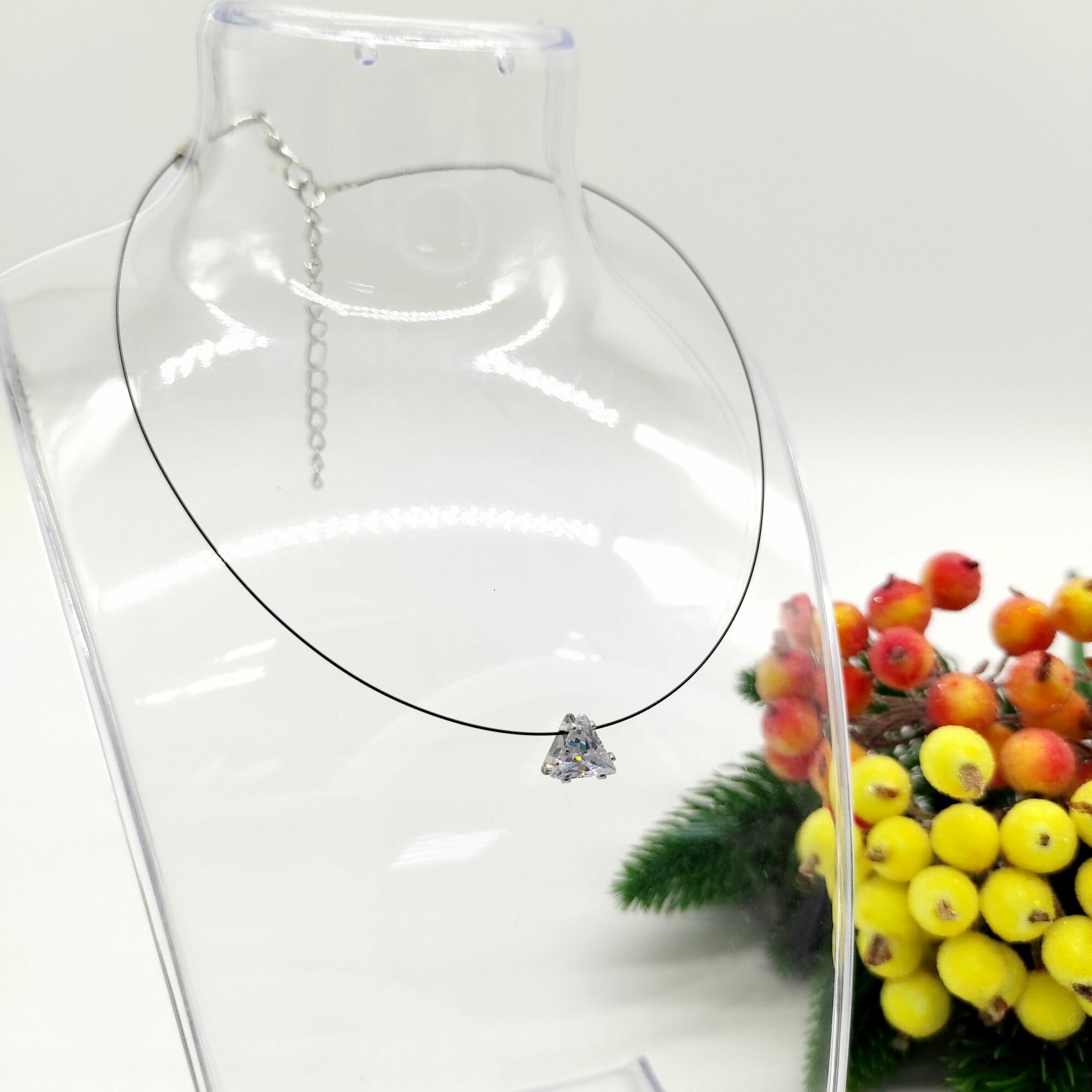 Чокер, искусственный камень