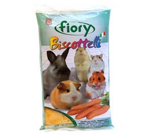 Бисквиты для грызунов fiory морковь biscottelli 30г
