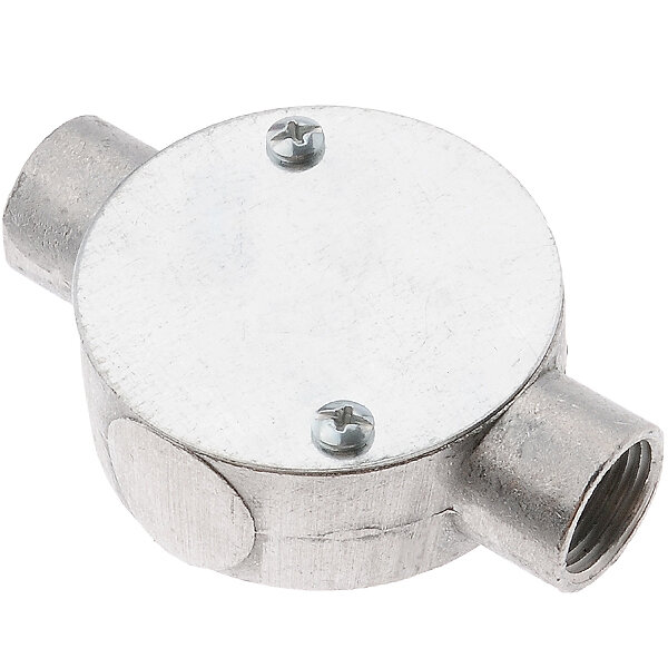 Коробка AABT752 распаечная 2 ввода 3/4 алюминиевая с резьбой (2 шт. в комплекте)