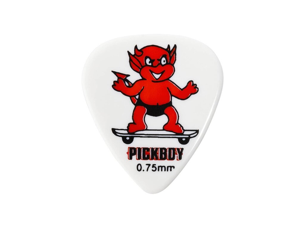 Набор медиаторов Pickboy GP-211-3/075 Celltex Red Devil, 0.75 мм, упаковка 50 шт.