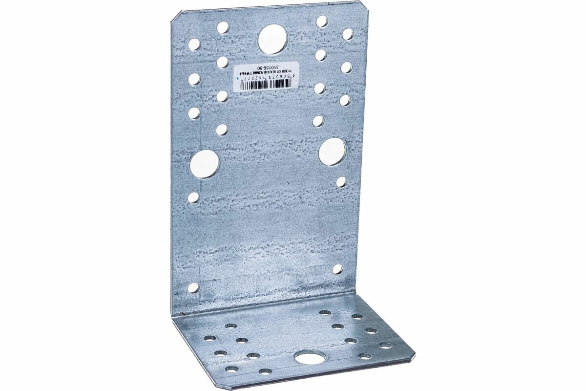 Крепежный уголок Зубр мастер асимметричный 90х70х140мм 10шт