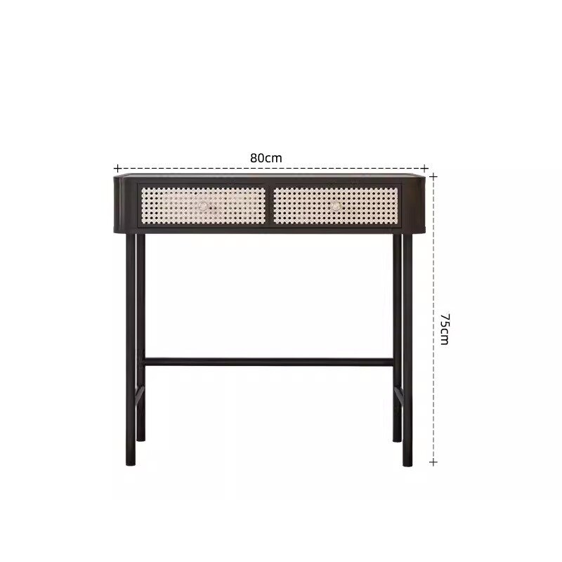 Туалетный столик Maisie (Стол цвет черный / 80см)