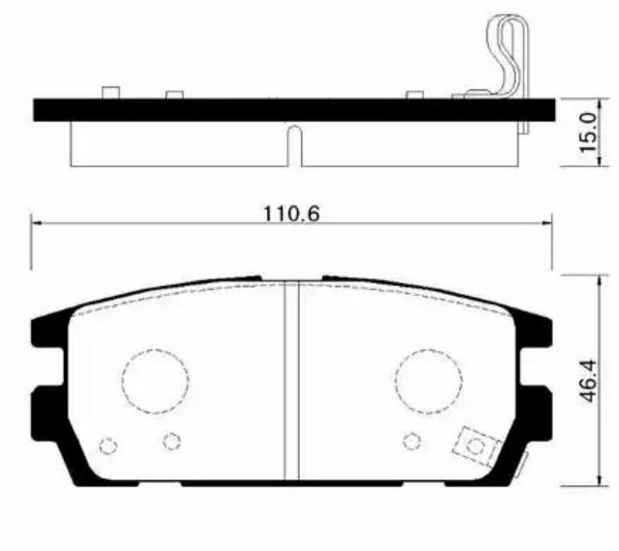 HSB HP0023 Колодки тормозные