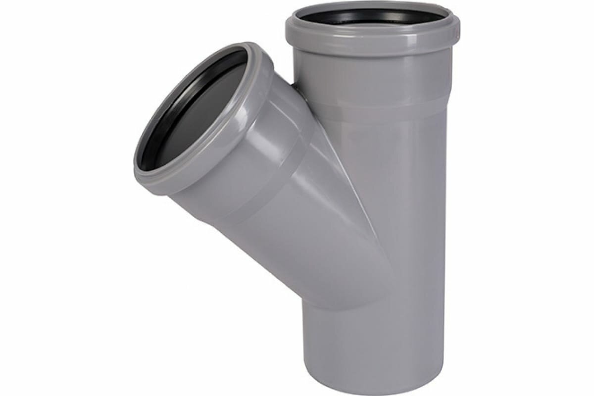 Тройник Ostendorf 110х50 мм, 45 градусов, канализационный
