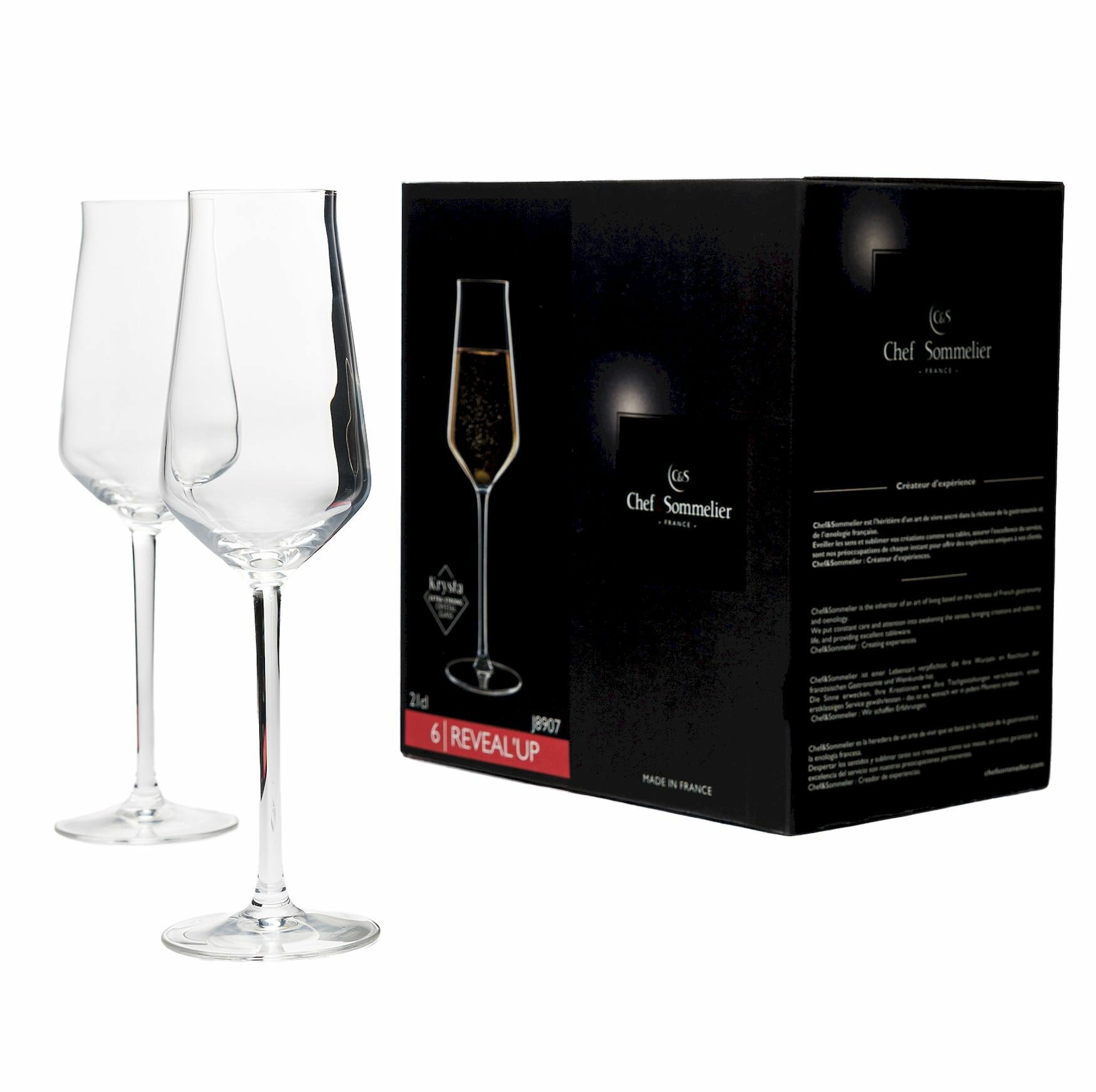 Бокал для игристых вин Chef&Sommelier Reveal Up 210 мл. / 6 шт.