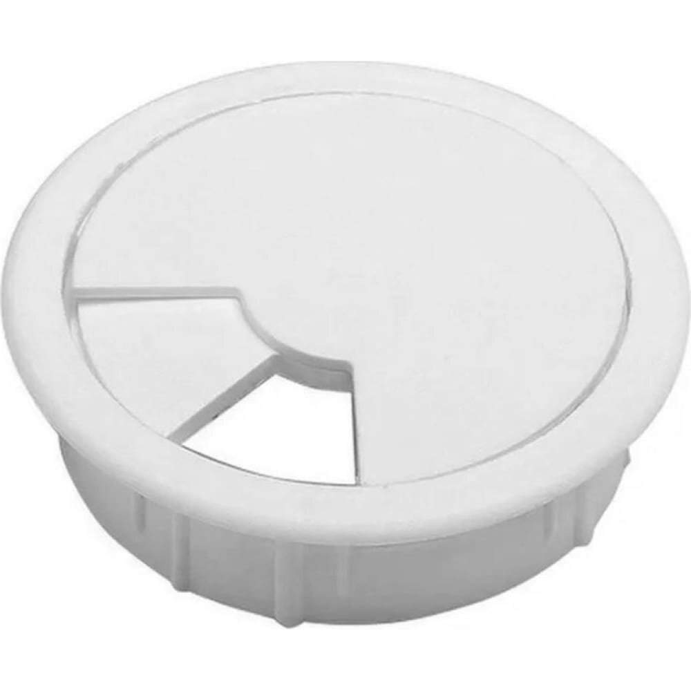 Заглушка Кабель-канала Mebax D 60мм белый 00-00002662