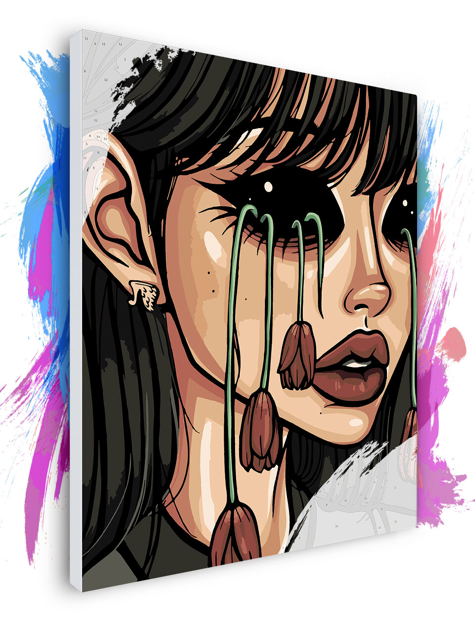 Картина по номерам на холсте Broken Doll 3, 40 х 50 см