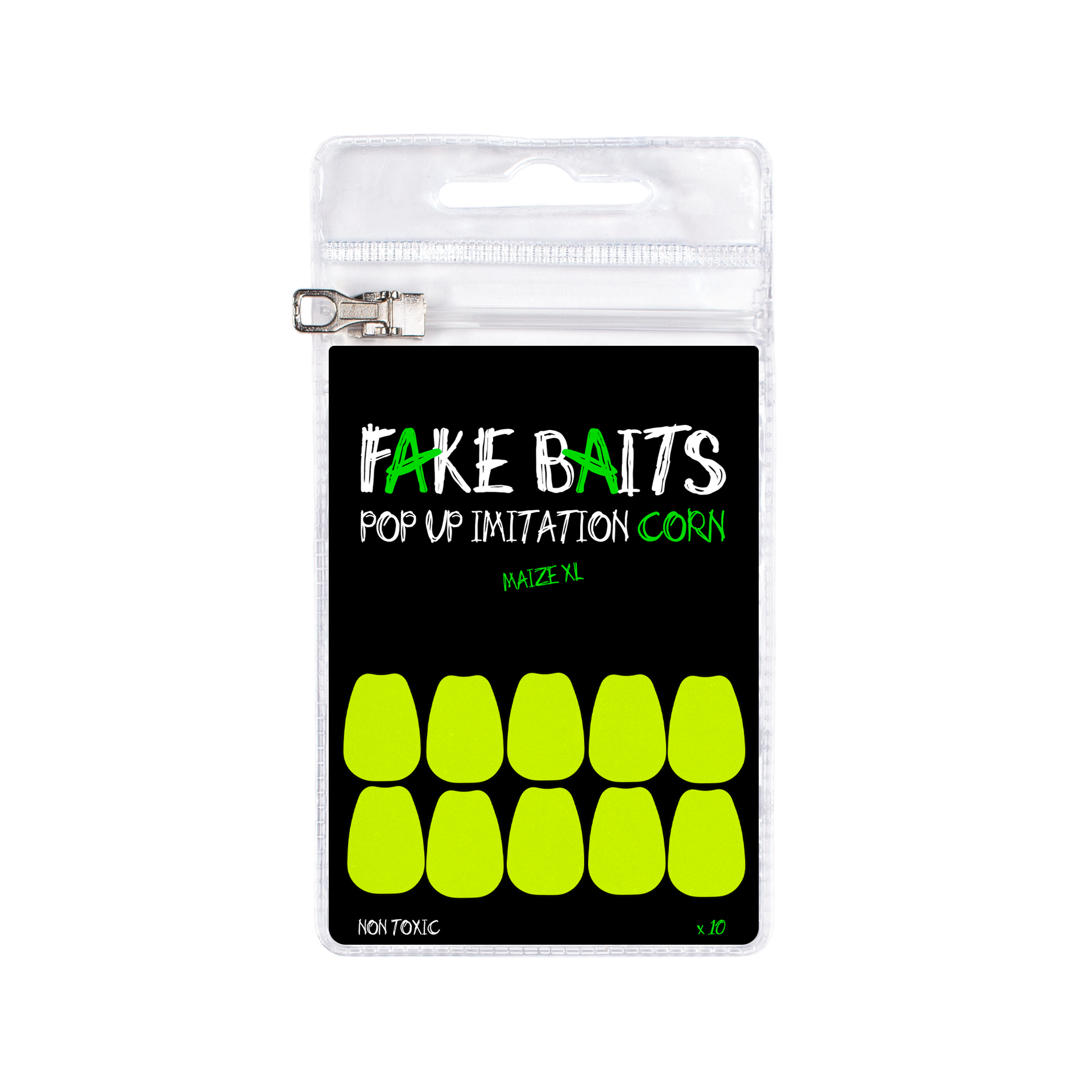 Искусственная кукуруза плавающая Fake Baits XL лимонная флюро
