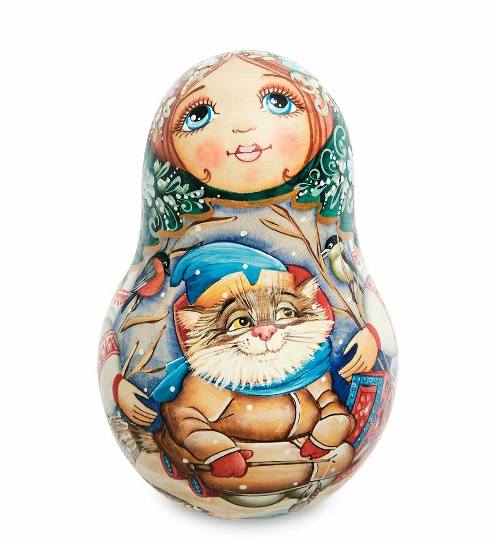 Матрешка - неваляшка Машенька и Котофей