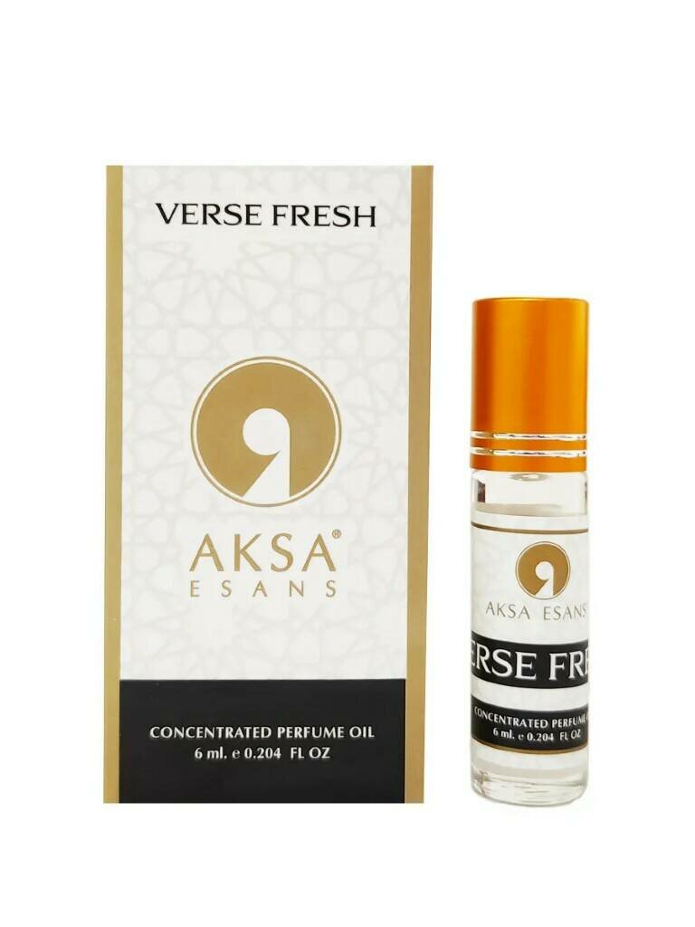 Concentrated Essential Oil VERSE FRESH, Aksa Esans (Турецкие роликовые масляные духи верс фреш, Акса Эсанс), 6 мл.