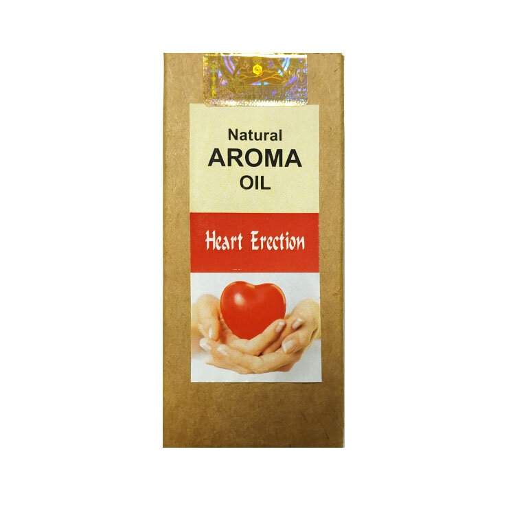 Natural Aroma Oil HEART ERECTION, Shri Chakra (Натуральное ароматическое масло волнение сердца, Шри Чакра), 10 мл.