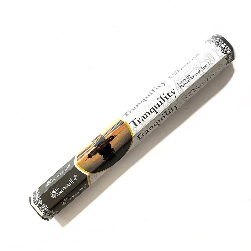Aromatika TRANQUILITY Incense Sticks (спокойствие ароматические палочки, Ароматика), шестигранник, 20 г.