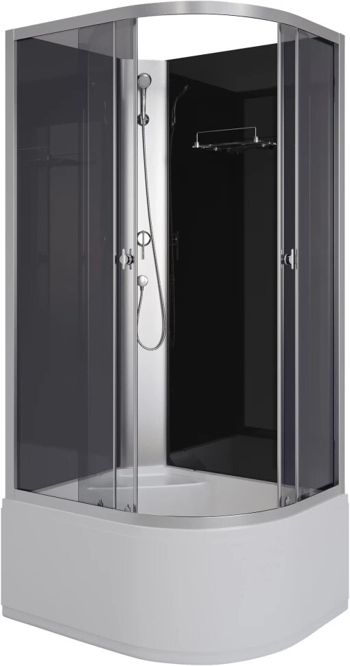 Душевая кабина 90x70x195 см Niagara E90/70/40L/TN/BK тонированное