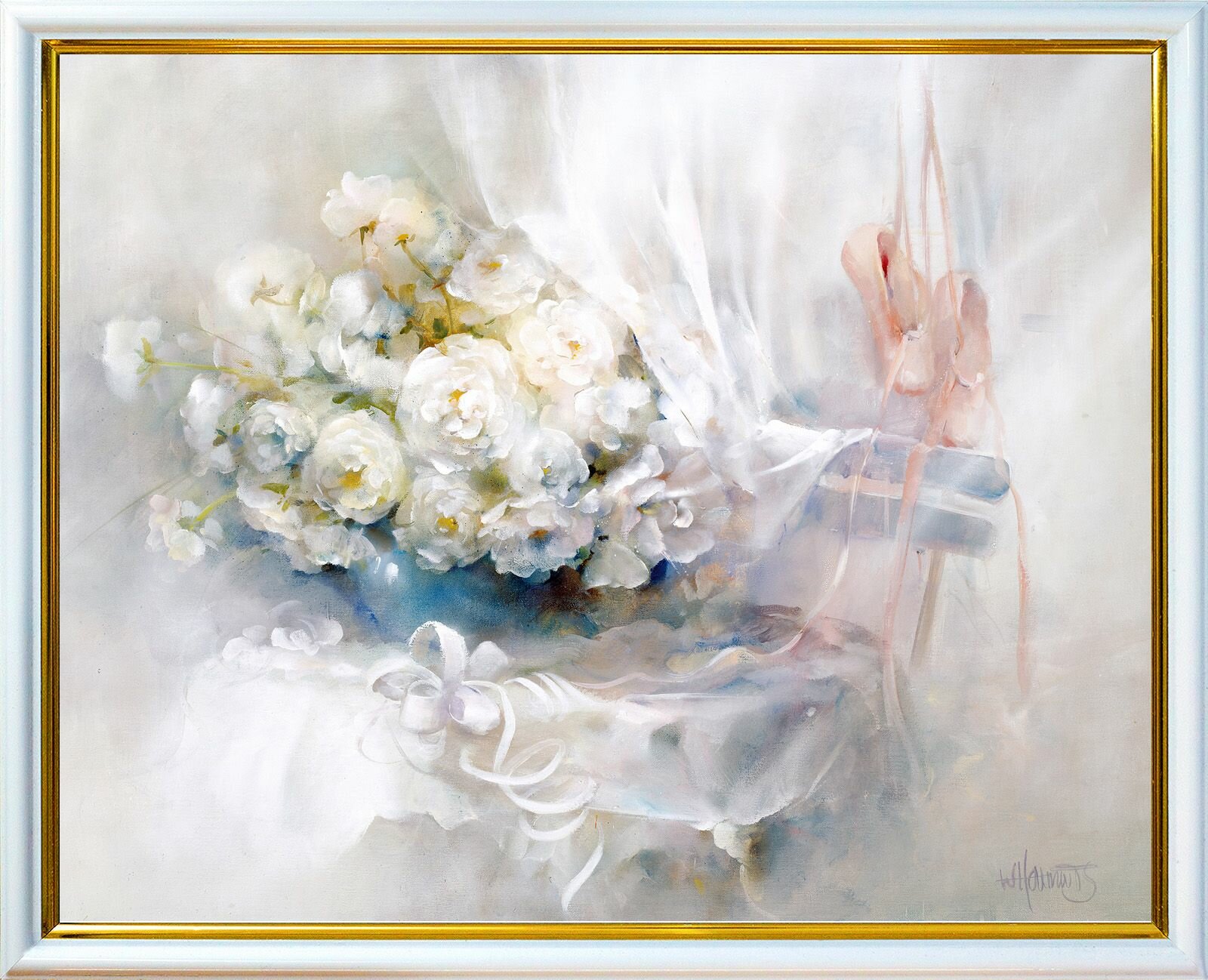 Картина "Подарок балерине" 30х25 см, художник - Willem Haenraets. Арт. ХВ51-30х25