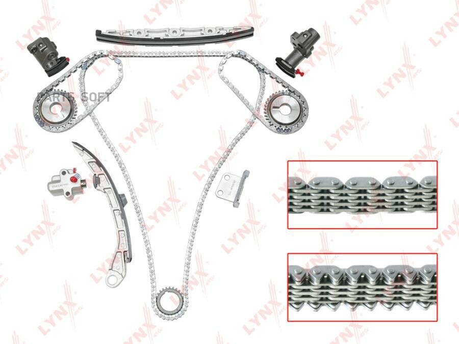 TK0062 LYNXAUTO Комплект цепи ГРМ