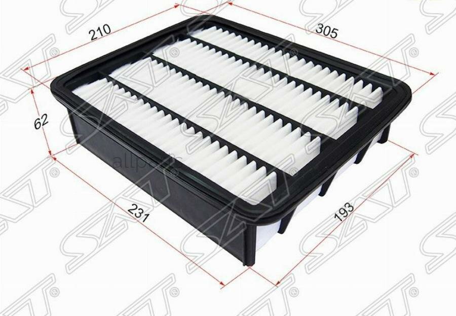 SAT ST-17801-11130 Фильтр воздушный Toyota Land Cruiser Prado (J150) 13-20