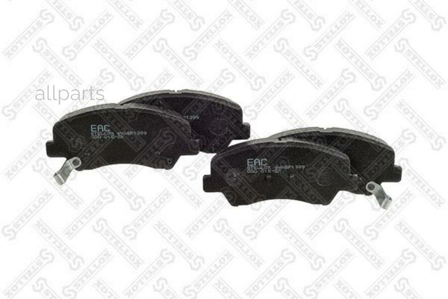 STELLOX 000015SX Колодки тормозные HYUNDAI SOLARIS 10-/KIA RIO 11- передние