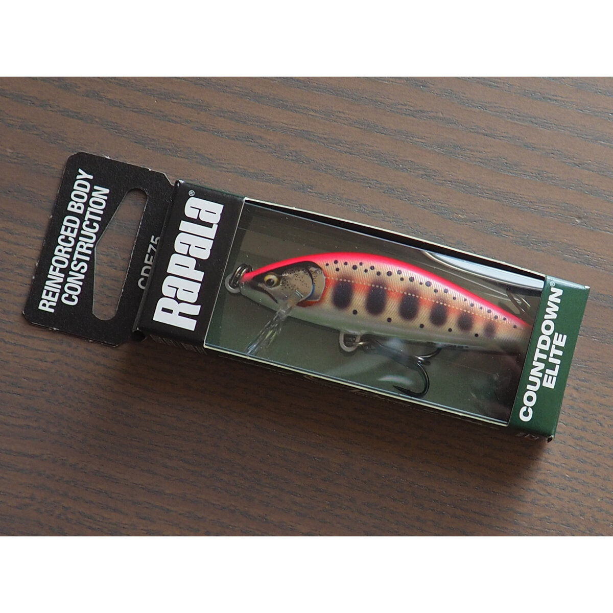 Воблер для рыбалки Rapala Countdown Elite CDE75 75мм 20гр GDPY — фото 1