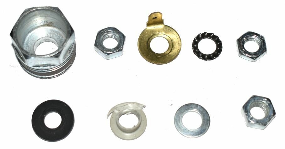 Крепежный комплект для анодов М8 на 3/4" (для анодов диаметром 21 мм) ГазЧасть 330-9001