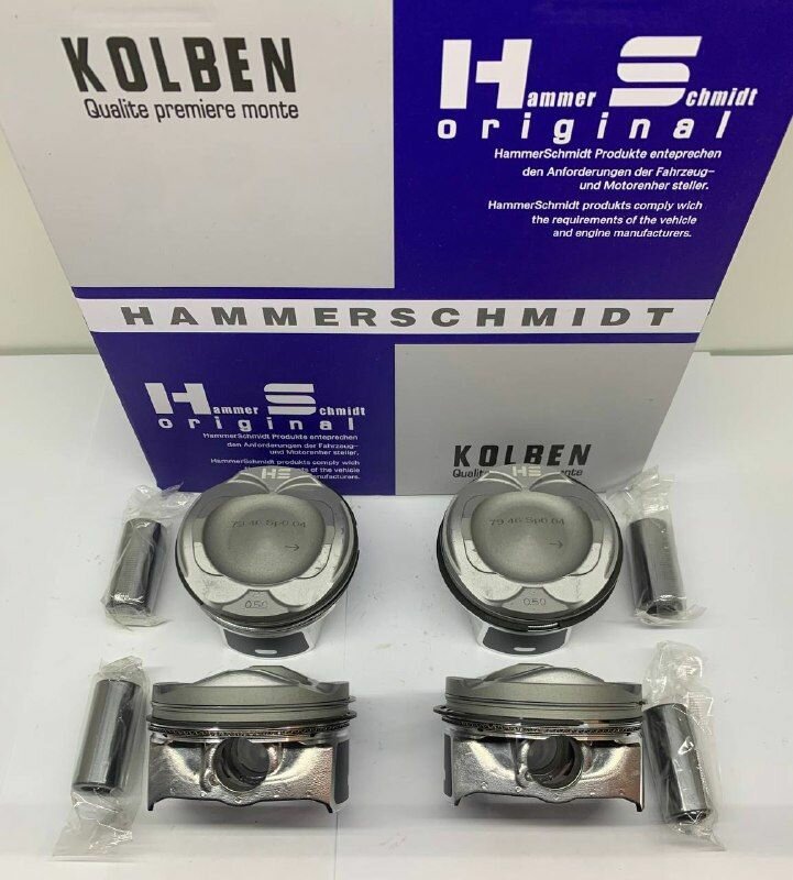 Поршни с кольцами +0.50 HAMMERSCHMIDT на Ford focus 3 1.5 EcoBoost 150лc мотор M8DA / M8MB Ford Kuga 2 (C520)/ M9DA ремонтные под расточку