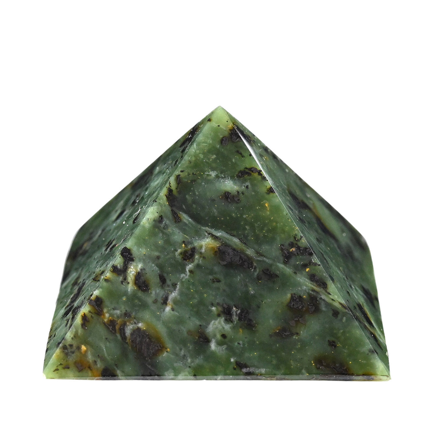 Пирамида из нефрита 40*40*25мм .