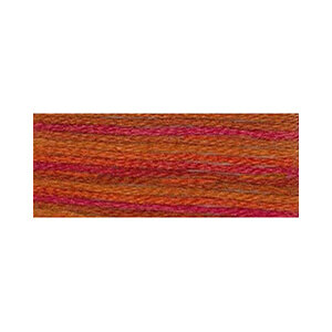 Мулине "DMC" Variation меланж 100% хлопок 8 м №4130 коричнево-малиновый