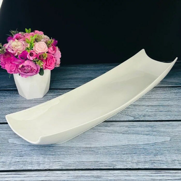 Прямоугольное блюдо 51см BIANCO Фарфор 118-063 118-118-063