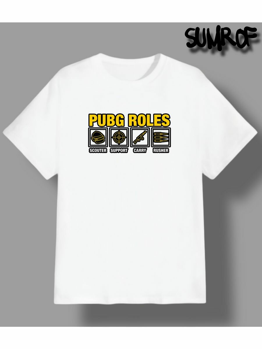 Футболка Zerosell pubg roles игра