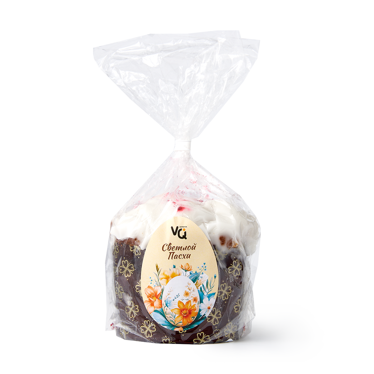 Кулич полбяной VQ Формула с семенами чиа и натуральной пастилой,