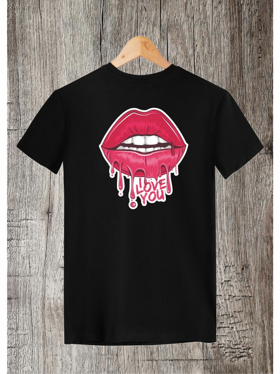 Футболка Красивые Губы Love You