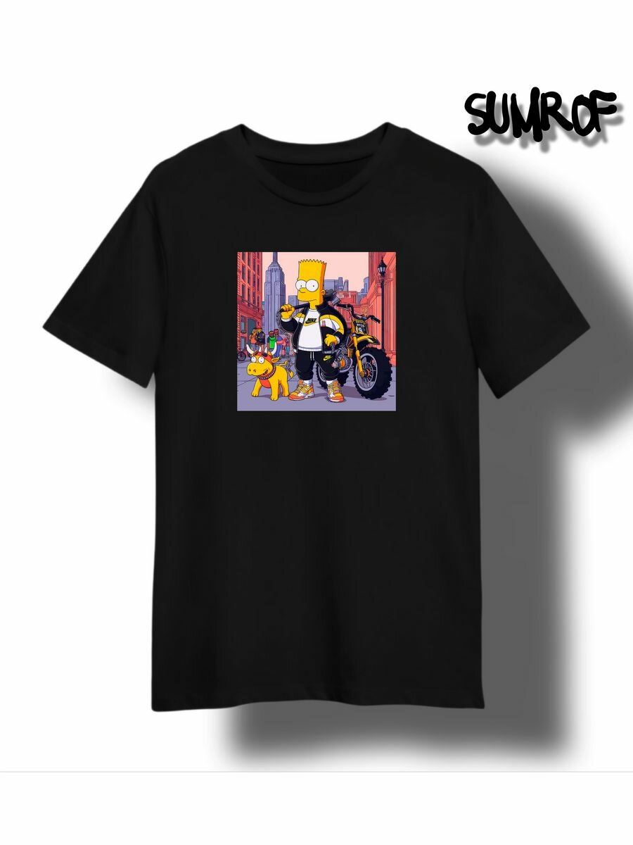 Футболка барт симпсон simpsons