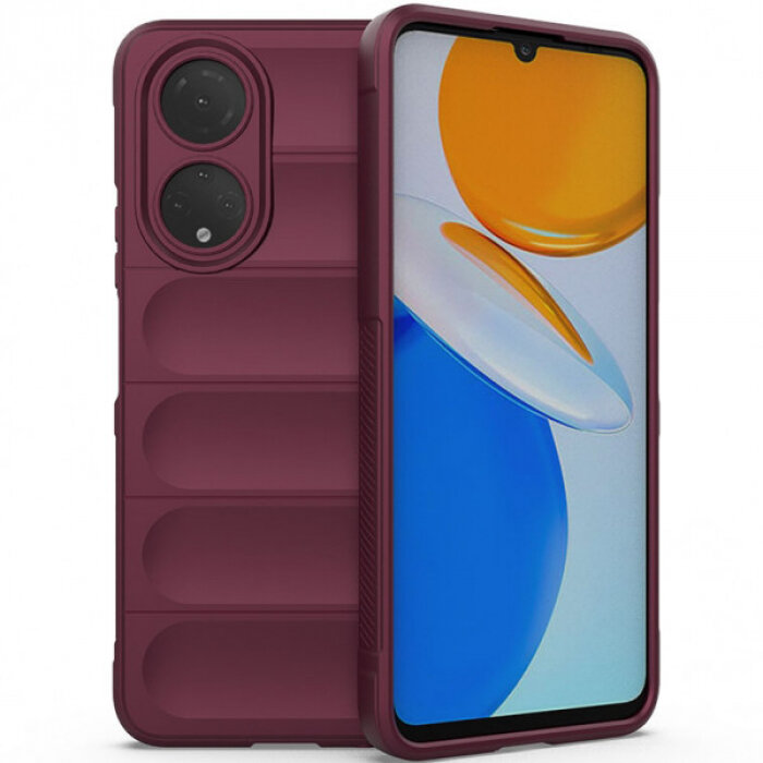Flex Silicone Противоударный чехол для Honor X7 / Play 30 Plus с защитой камеры и микрофиброй