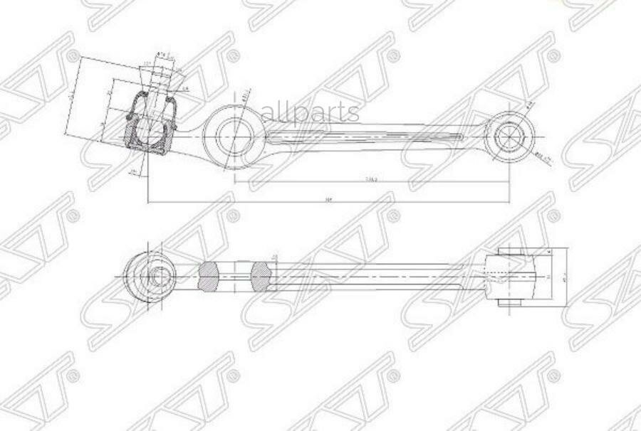 SAT ST-D201-34-300 Рычаг подвески Mazda Demio 96-02