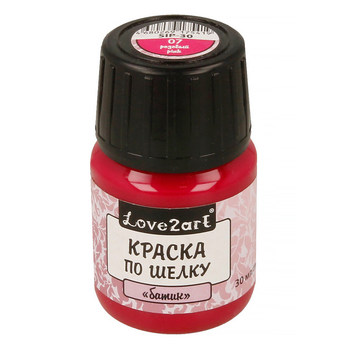 "Love2art" Краска по шелку "батик" SIP-30 30 мл 07 розовый