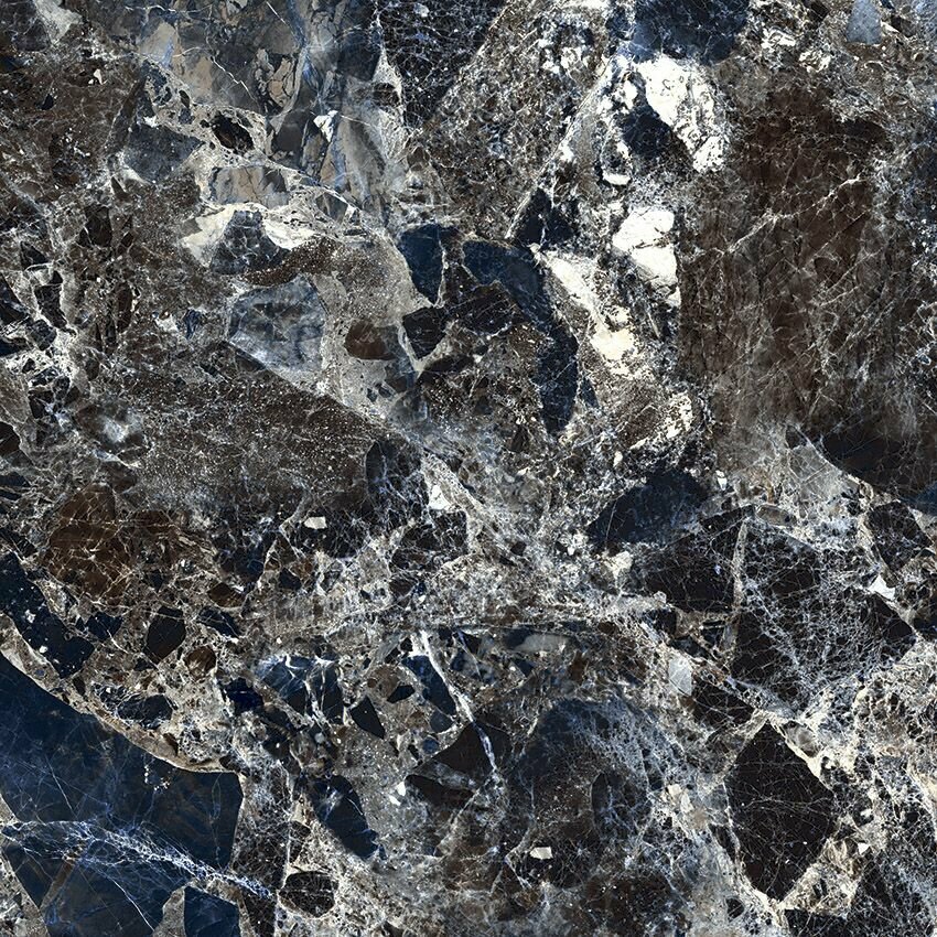 PRIMAVERA Керамогранит Roman Empro Brown high glossy полир, 60x60 9 мм, арт. GR106 (цена за 1.44 м2)