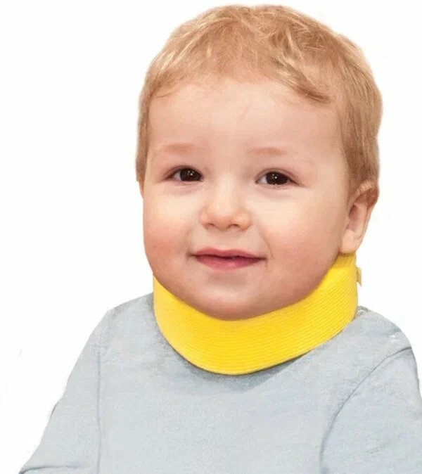 Бандаж шейный Крейт F-301, для новорожденных, регулируемая фиксация, с застежкой Velcro 3,5см