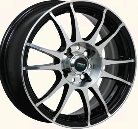 Диски легковые литые 6.0*15 5*100 et38 h57.1 Megami MGM-3 BKF(цвет)