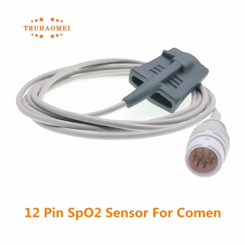 Датчик SpO2 12-контактный Comen, Adult Silicone Soft