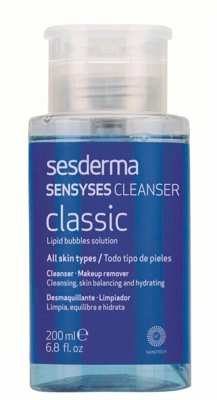 Sesderma SENSYSES CLEANSER Classic – Лосьон липосомальный для снятия макияжа для всех типов кожи, 200 мл