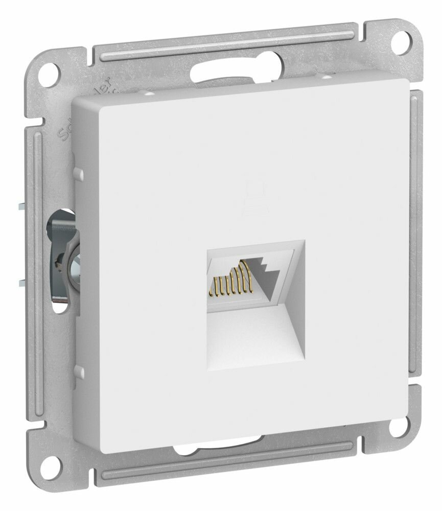 Systeme Electric AtlasDesign Лотос Розетка компьютерная RJ45, кат. 6A, механизм, ATN001386