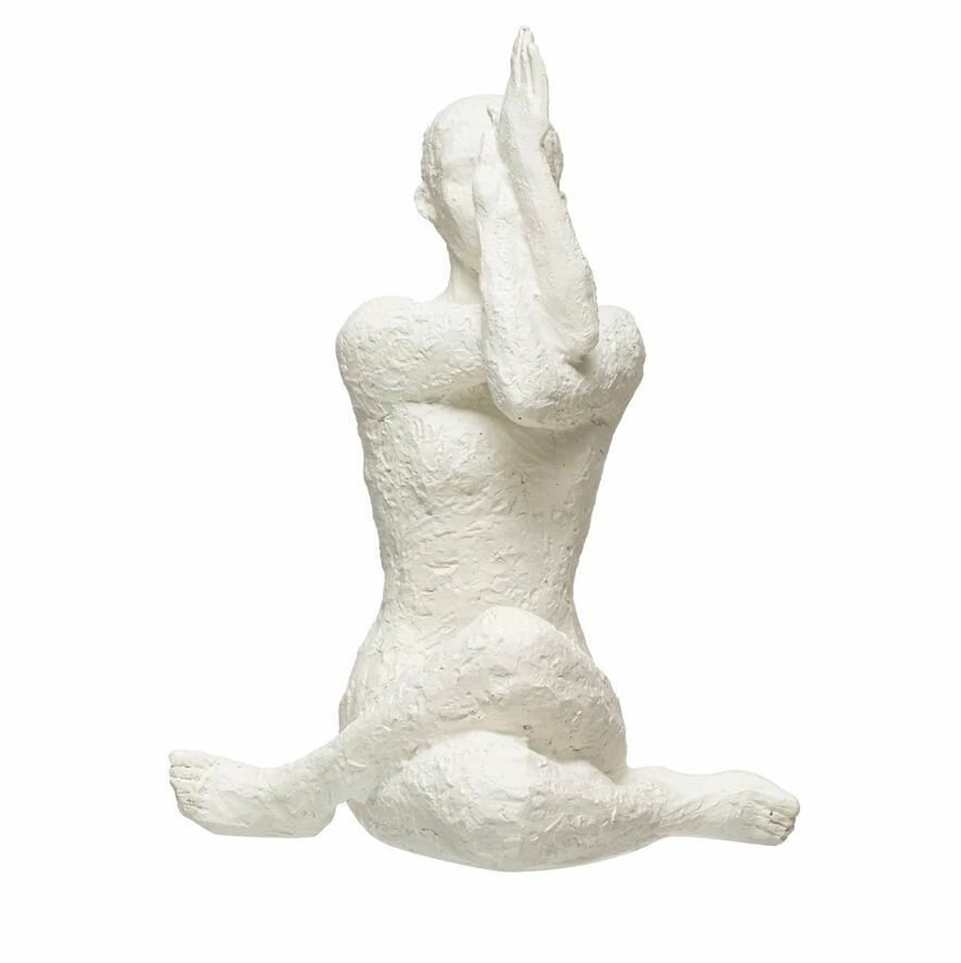 Скульптура с фактурной отделкой Yoga Figure
