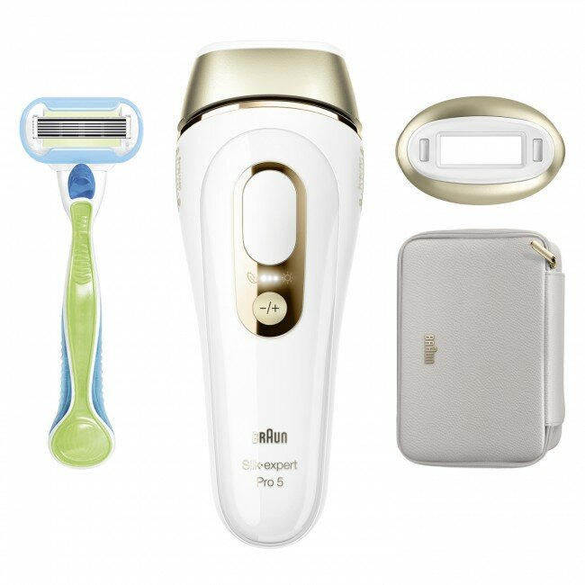 Фотоэпилятор Braun PL5052 White/Gold