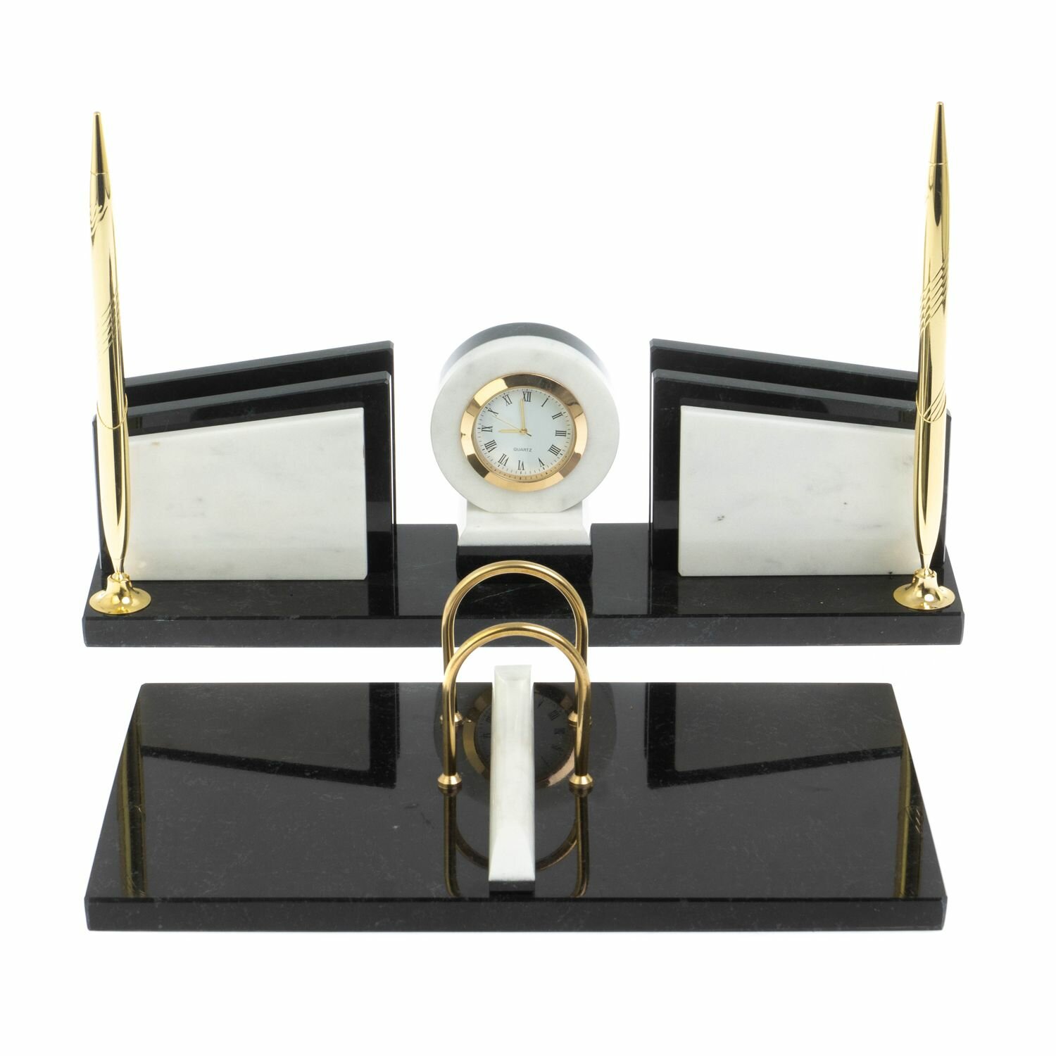 Письменный прибор "Фаворит" с календарницей камень мрамор 124555