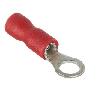 Наконечник кольцевой изолированный КВТ НКИ d4 мм 0,25-1,5 кв. мм (60 шт.)