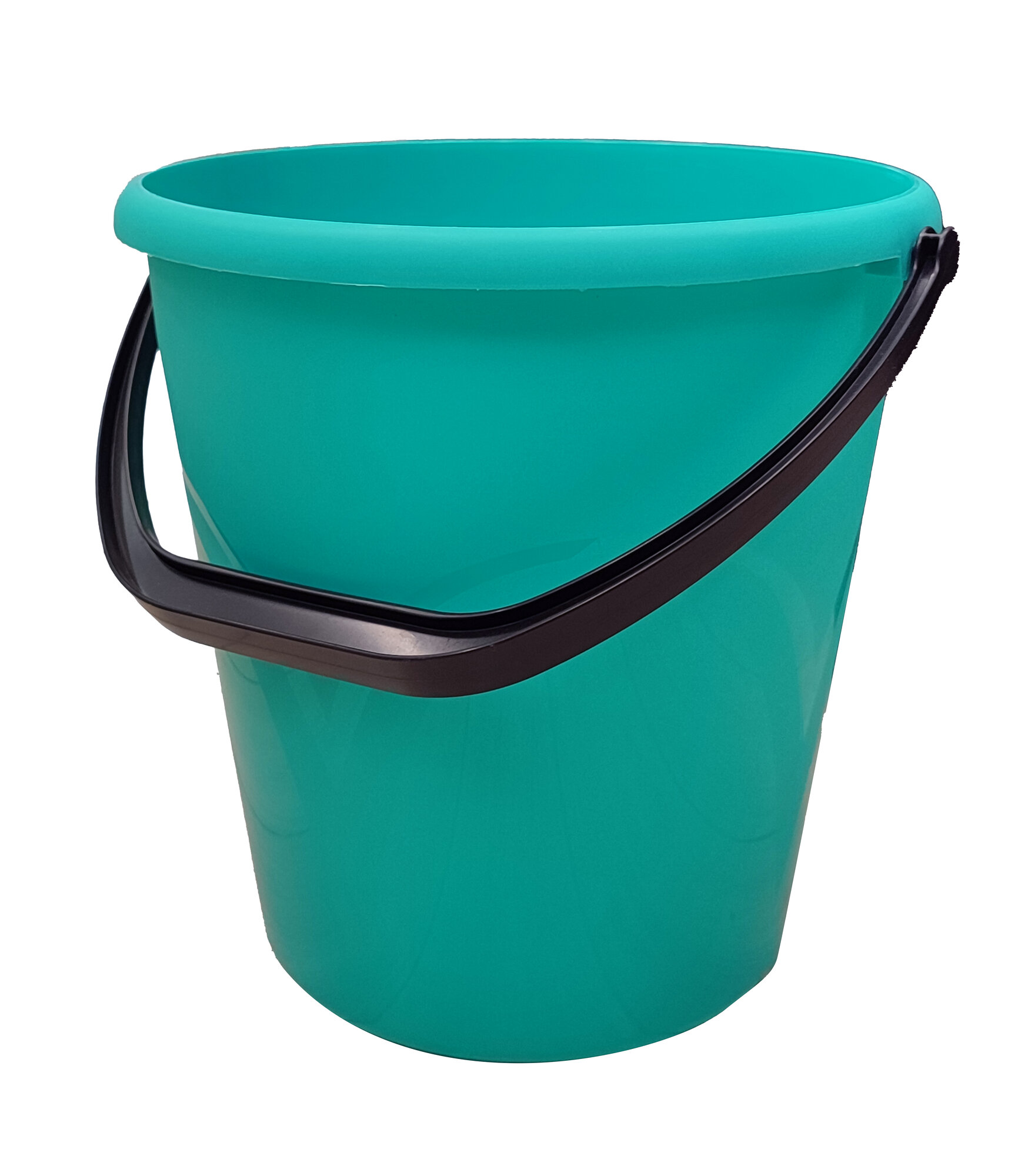 Ведро 12 литров, полипропилен, мятный, Илан-Пласт, арт. ИП 516224