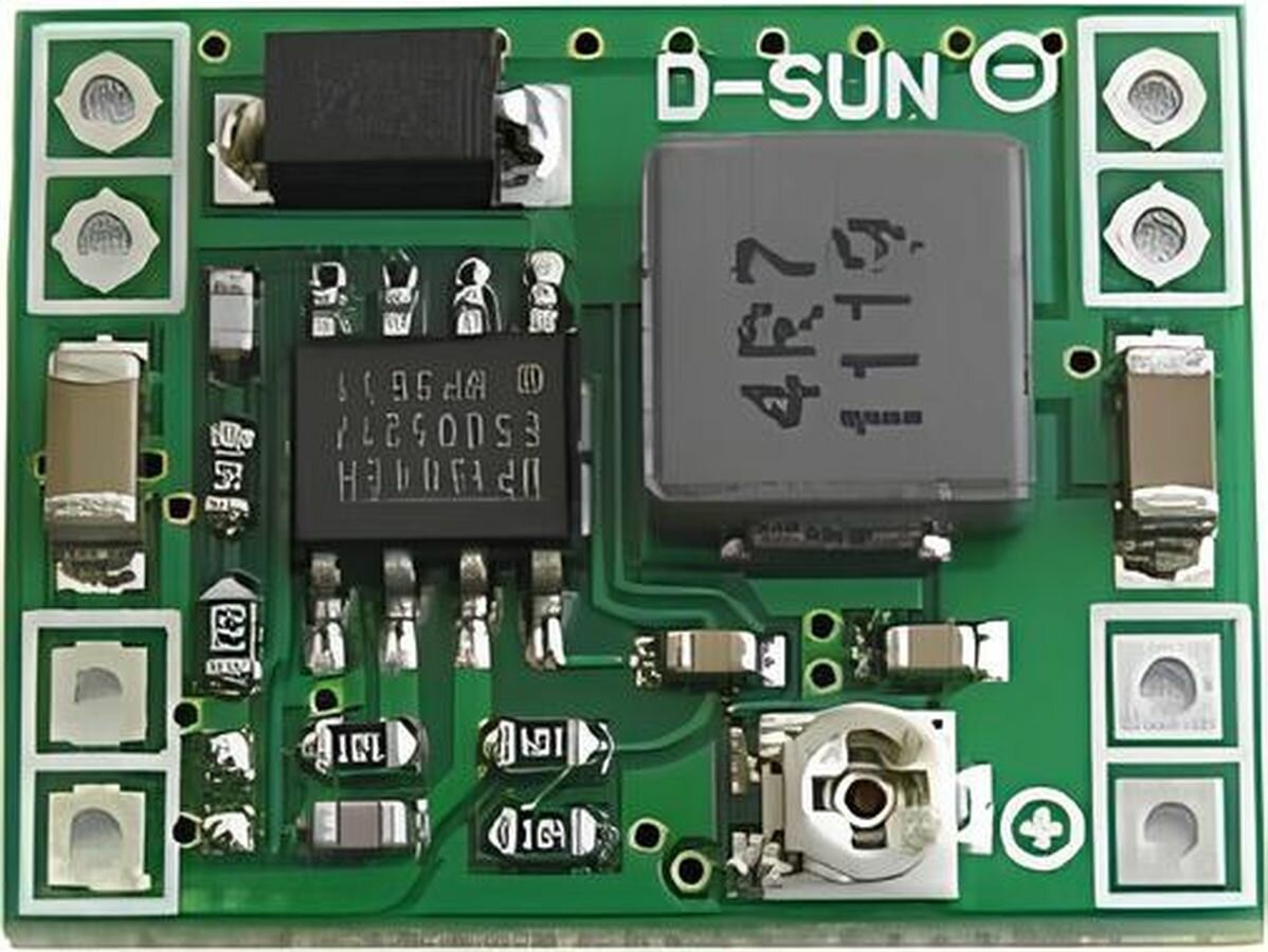Миниатюрный понижающий DC-DC преобразователь EM1584 напряжения 4,5.28 В в 0,8.20 В (3 А)