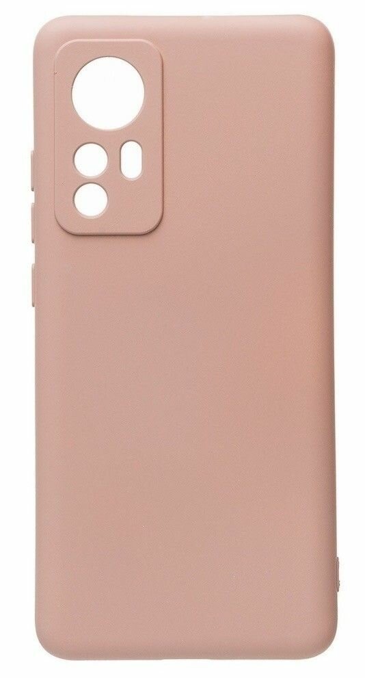 Чехол для Xiaomi 12 Lite силиконовый Silicone Cover пудровый