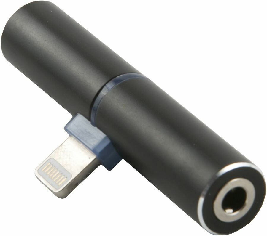 Переходник аудио Red Line, lightning - Jack 3.5 (m) , черный [ут000016491]