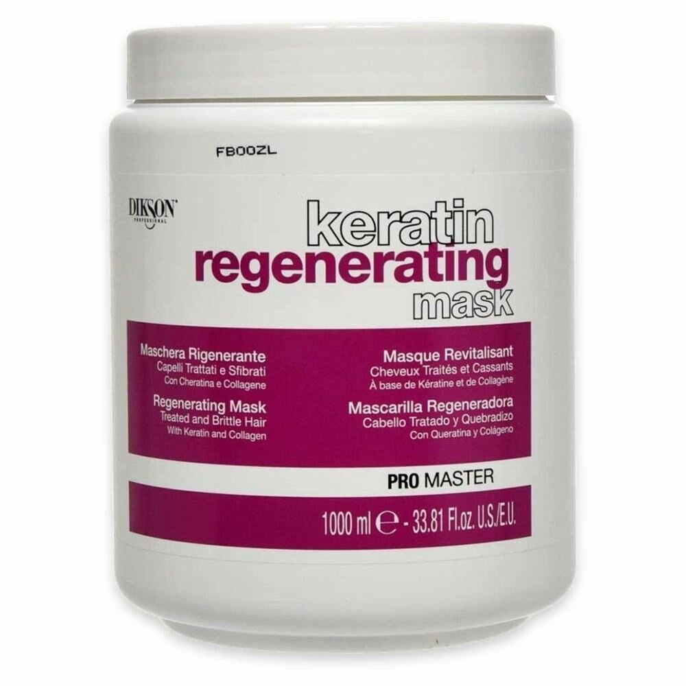 Маска для волос Dikson (color) Color Extra Promaster Keratin Regenerating Mask, Маска регенерирующая с кератином, 1000 мл
